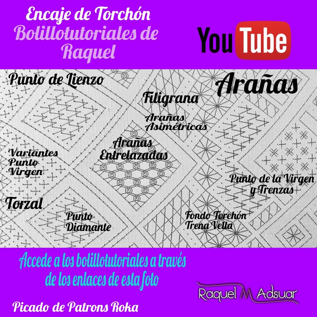 Cómo entender y descifrar los patrones de encaje de bolillos - Raquel M ...