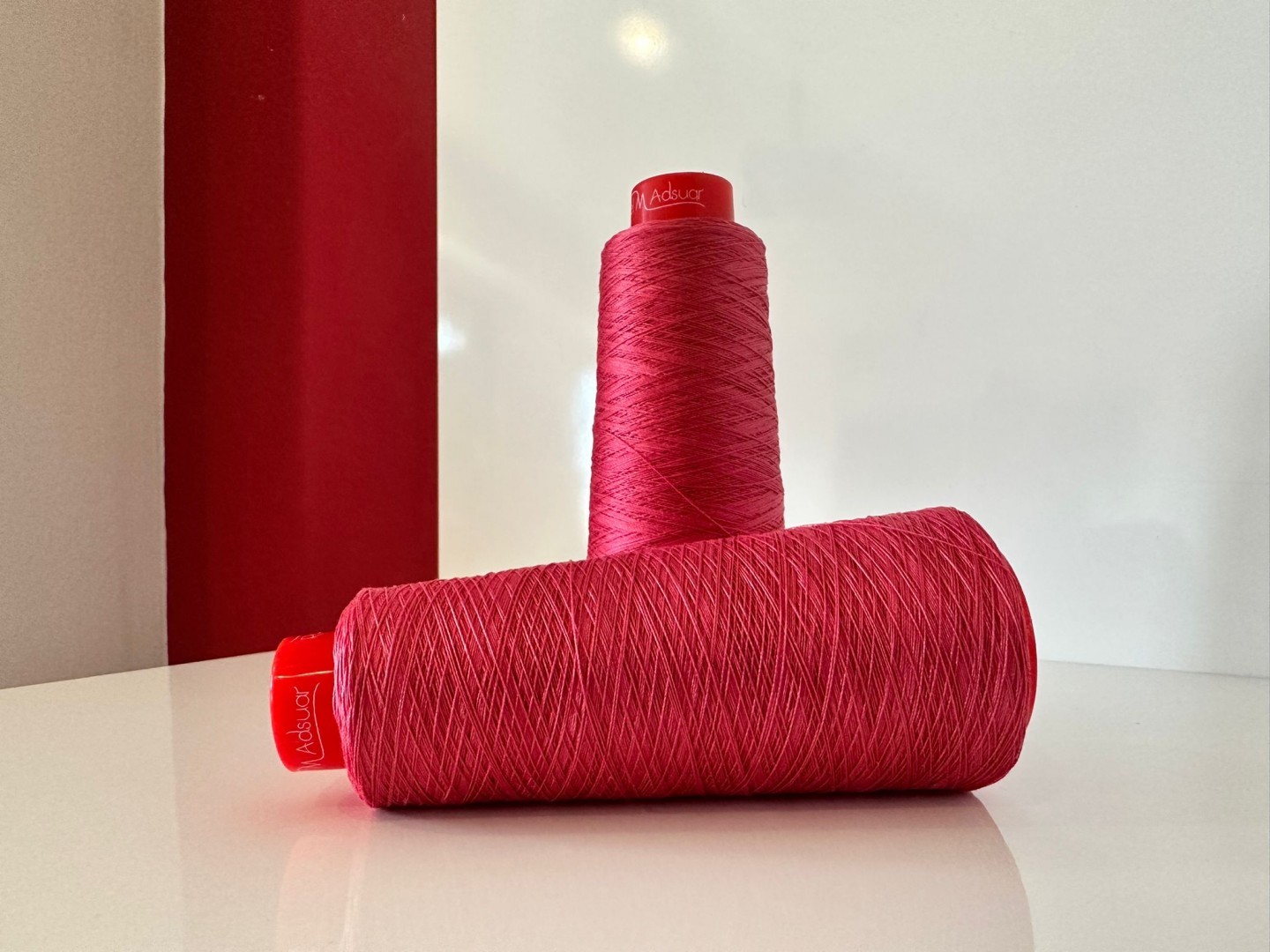 Algodon Egipcio Mercerizado Color Coral Intenso- Grosor 40 – 500 metros ...